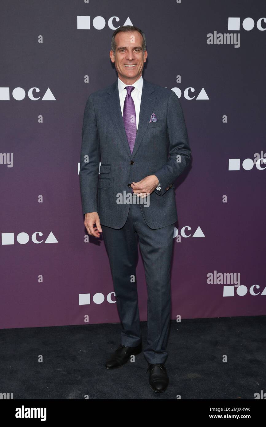 Los Angeles Mayor Eric Garcetti attends the 2019 MOCA benefit at the ...