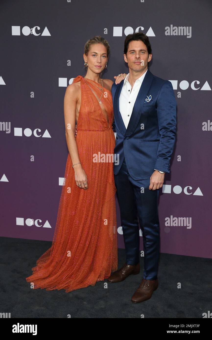 Edei and James Marsden attend the 2019 MOCA benefit at the Geffen ...