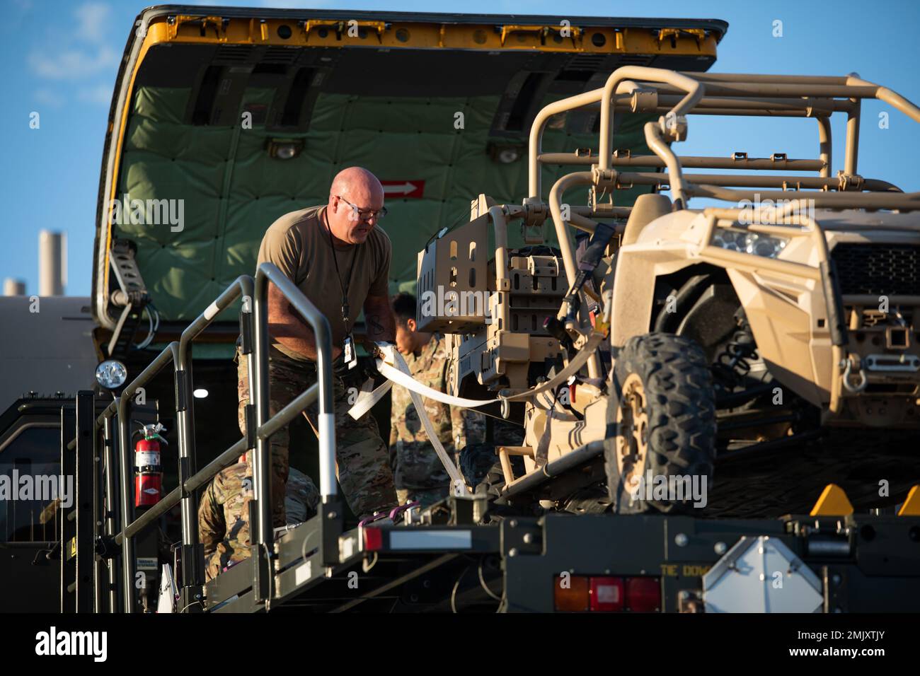 U.S. Airmen from the 151st Air Refueling Maintenance Group and 19th ...