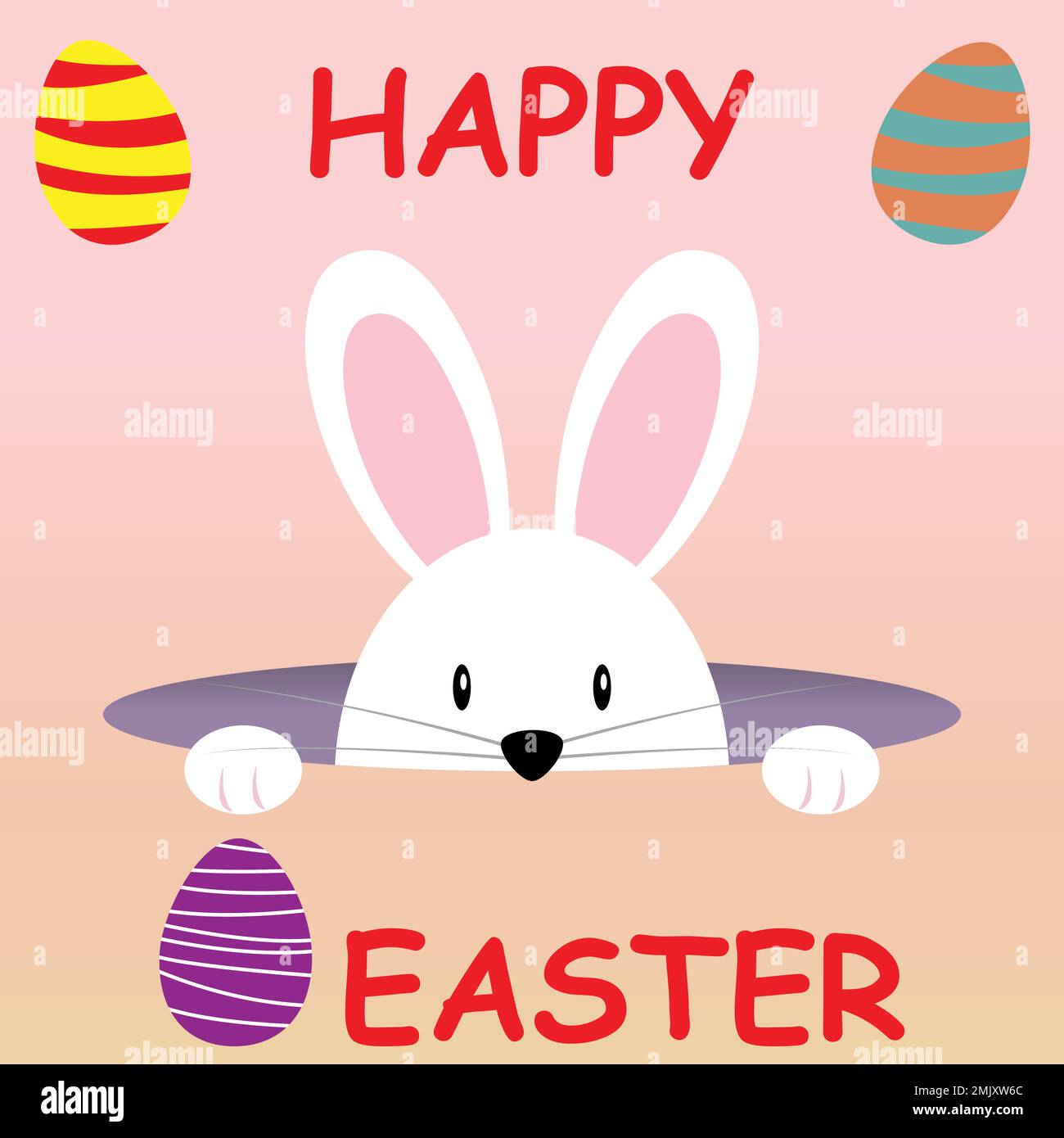 Rabbit peeking out hi-res stock photography and images - Alamy