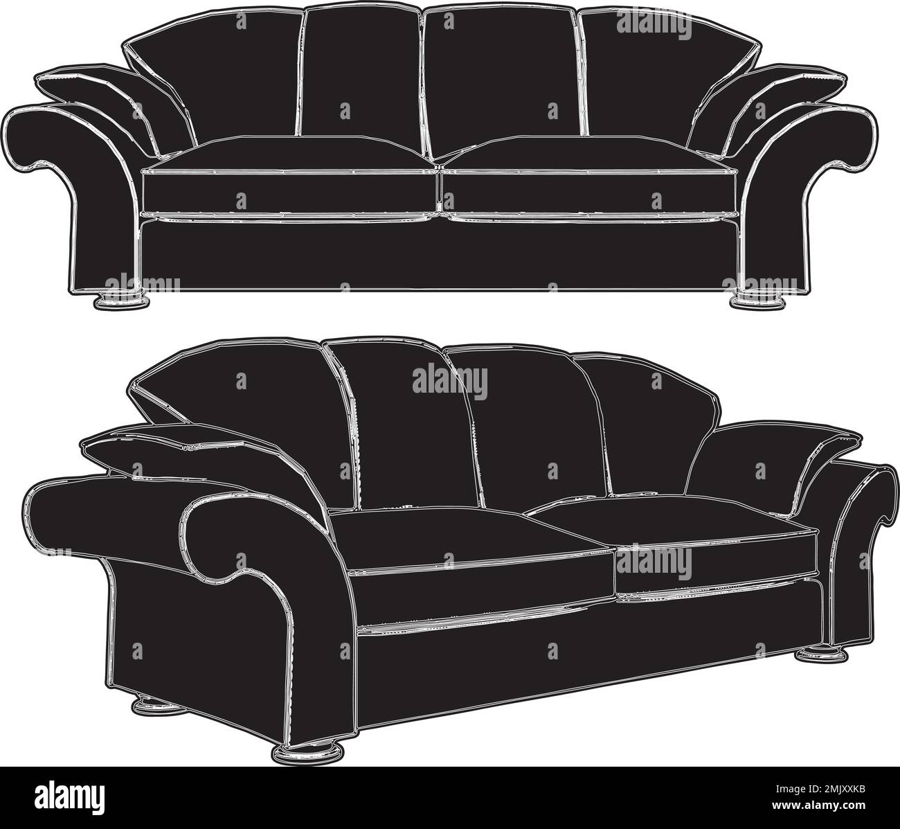 Vintage object illustration vecto Stock Vector Images - Alamy