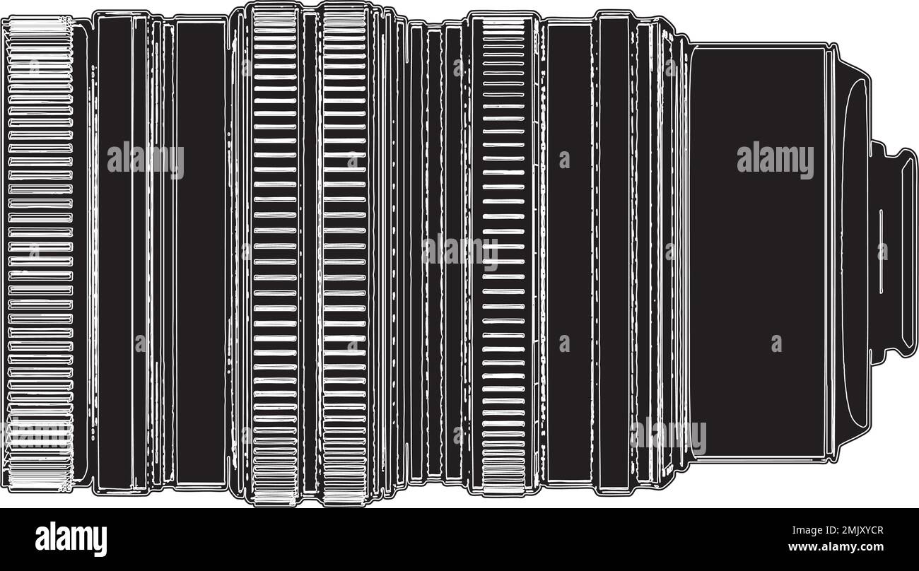 Objective Of The Camera Vector Stock Vector Image & Art - Alamy