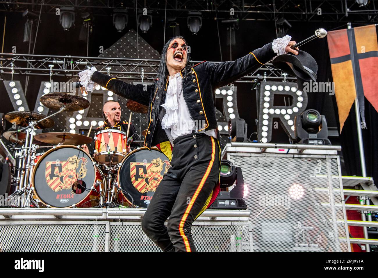 Johannes Eckerstrom of Avatar performs at the Sonic Temple Art and ...
