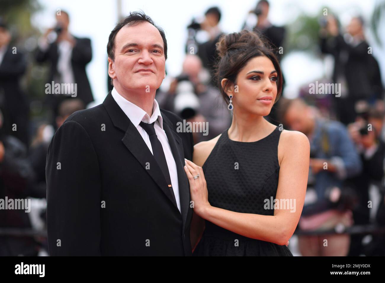 Film director Quentin Tarantino and his wife Daniela Pick pose for ...