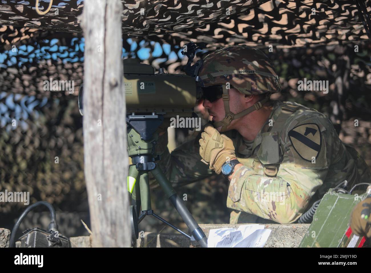 U.S. Army soldier, assigned to the 3rd Armored Brigade Combat Team, 1st ...