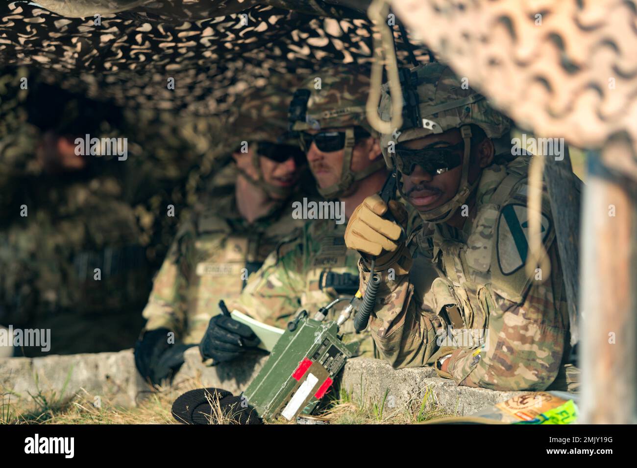 U.S. Army soldiers, assigned to the 3rd Armored Brigade Combat Team ...