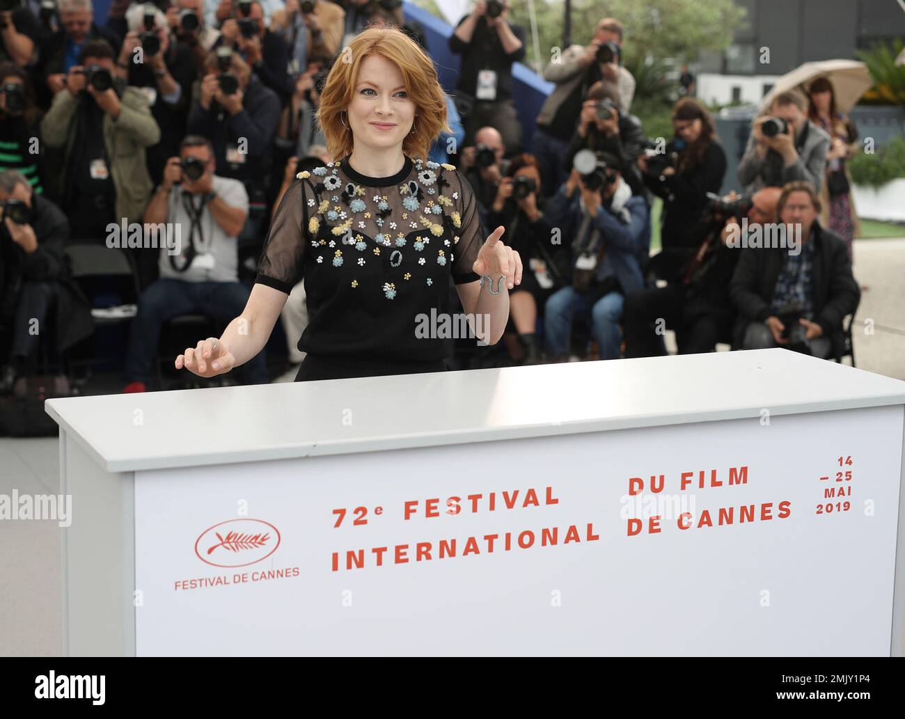 Actress Emily Beecham poses for photographers at the photo call for the ...