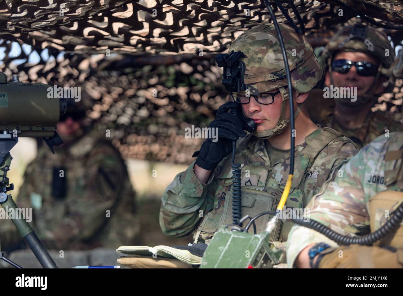 U.S. Army soldiers, assigned to the 3rd Armored Brigade Combat Team ...