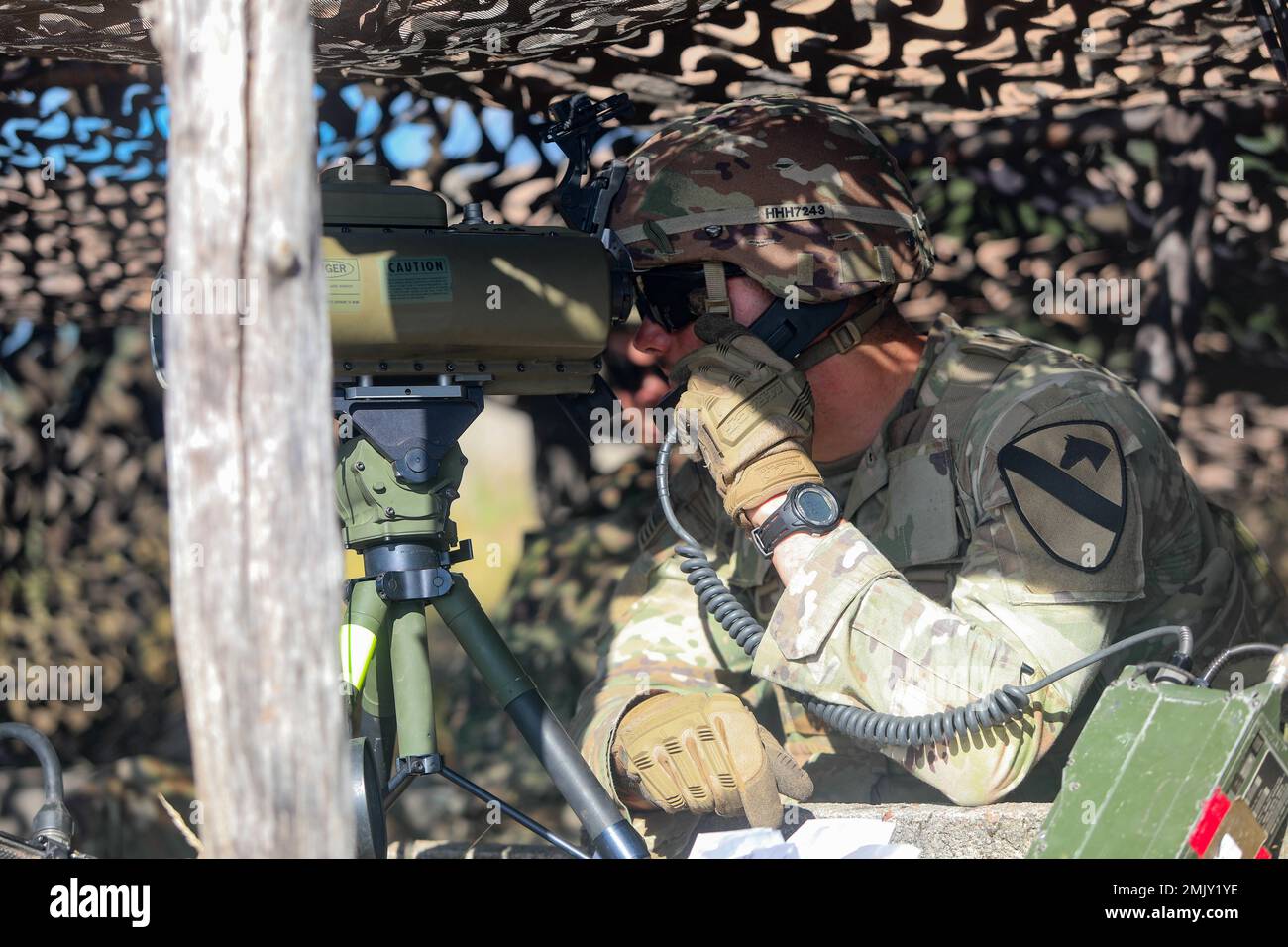 U.S. Army soldier, assigned to the 3rd Armored Brigade Combat Team, 1st ...