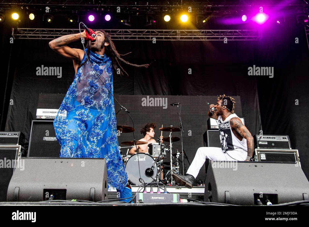 theOGM of Ho99o9 performs at the Sonic Temple Art and Music Festival at ...