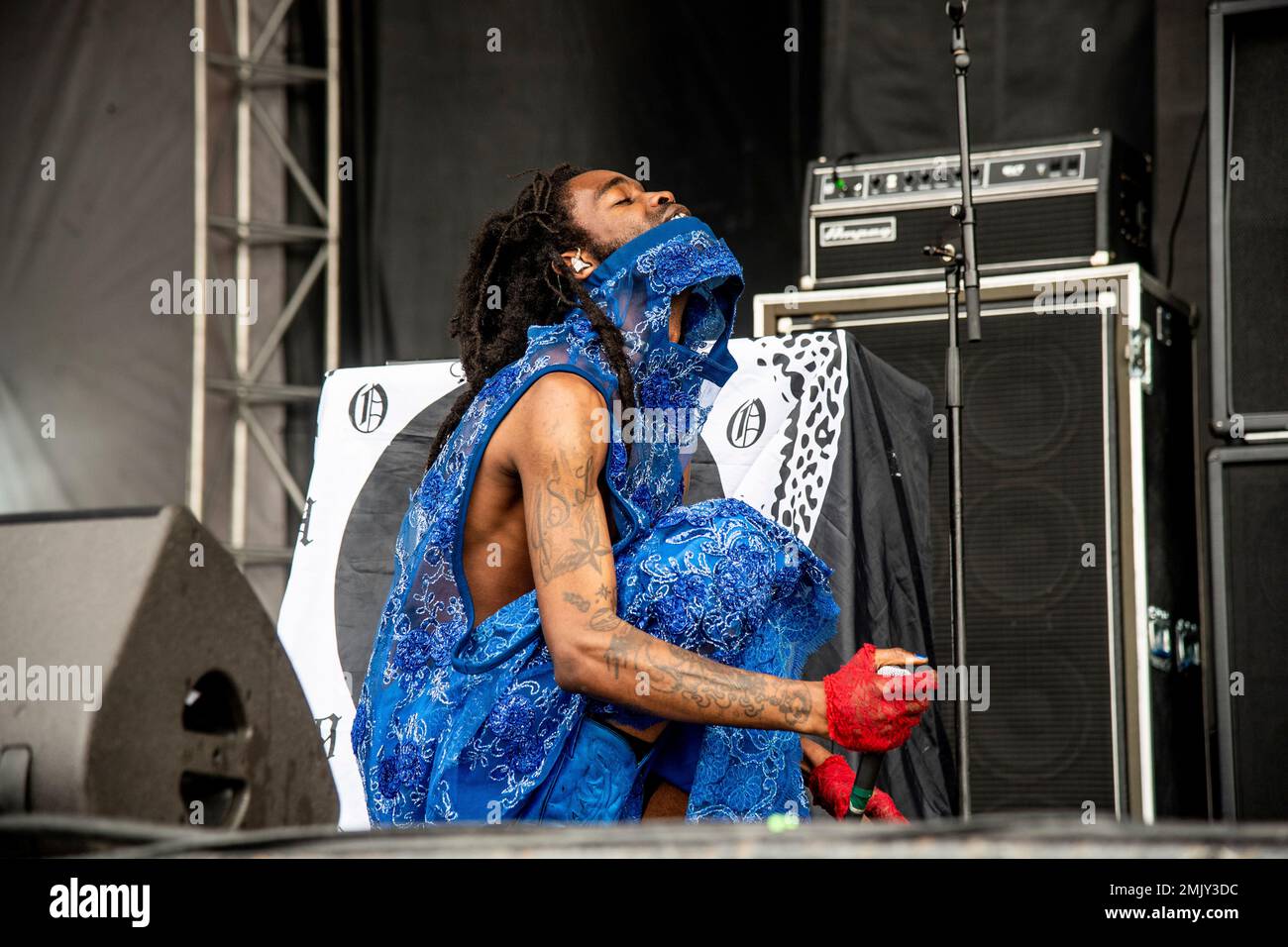 theOGM of Ho99o9 performs at the Sonic Temple Art and Music Festival at ...