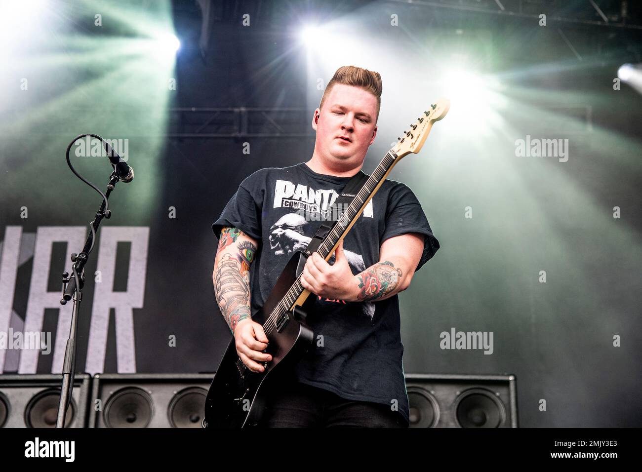 Cody Quistad of Wage War performs at the Sonic Temple Art and Music ...