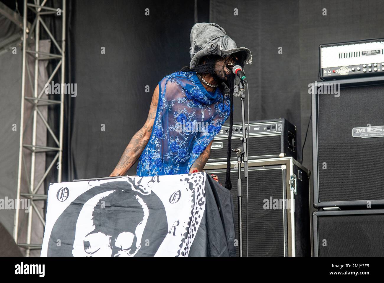 theOGM of Ho99o9 performs at the Sonic Temple Art and Music Festival at ...
