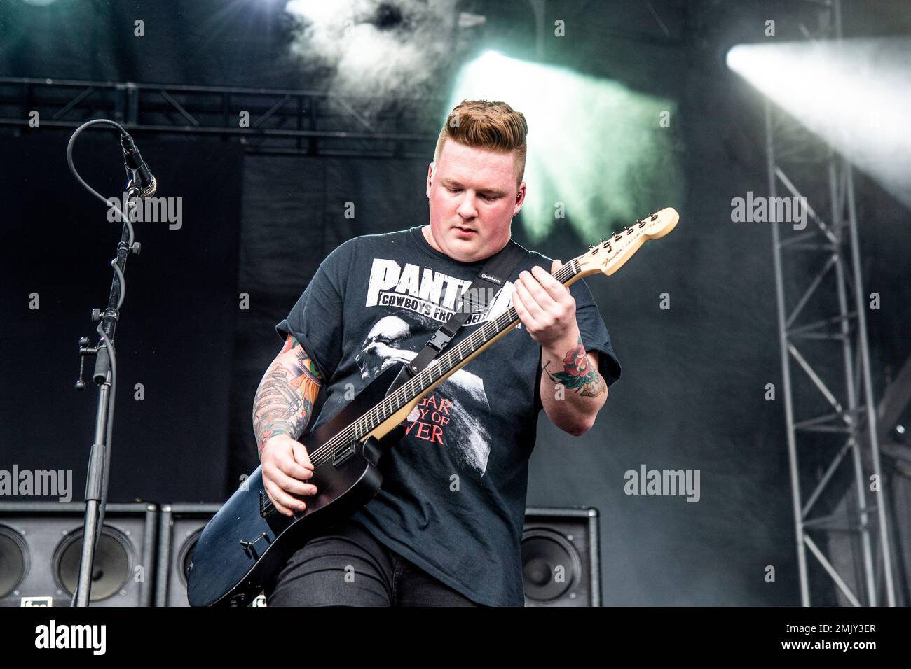 Cody Quistad of Wage War performs at the Sonic Temple Art and Music ...
