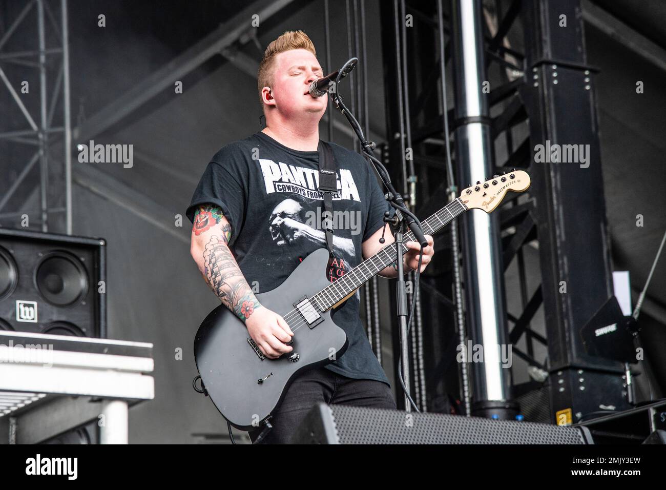 Cody Quistad of Wage War performs at the Sonic Temple Art and Music ...