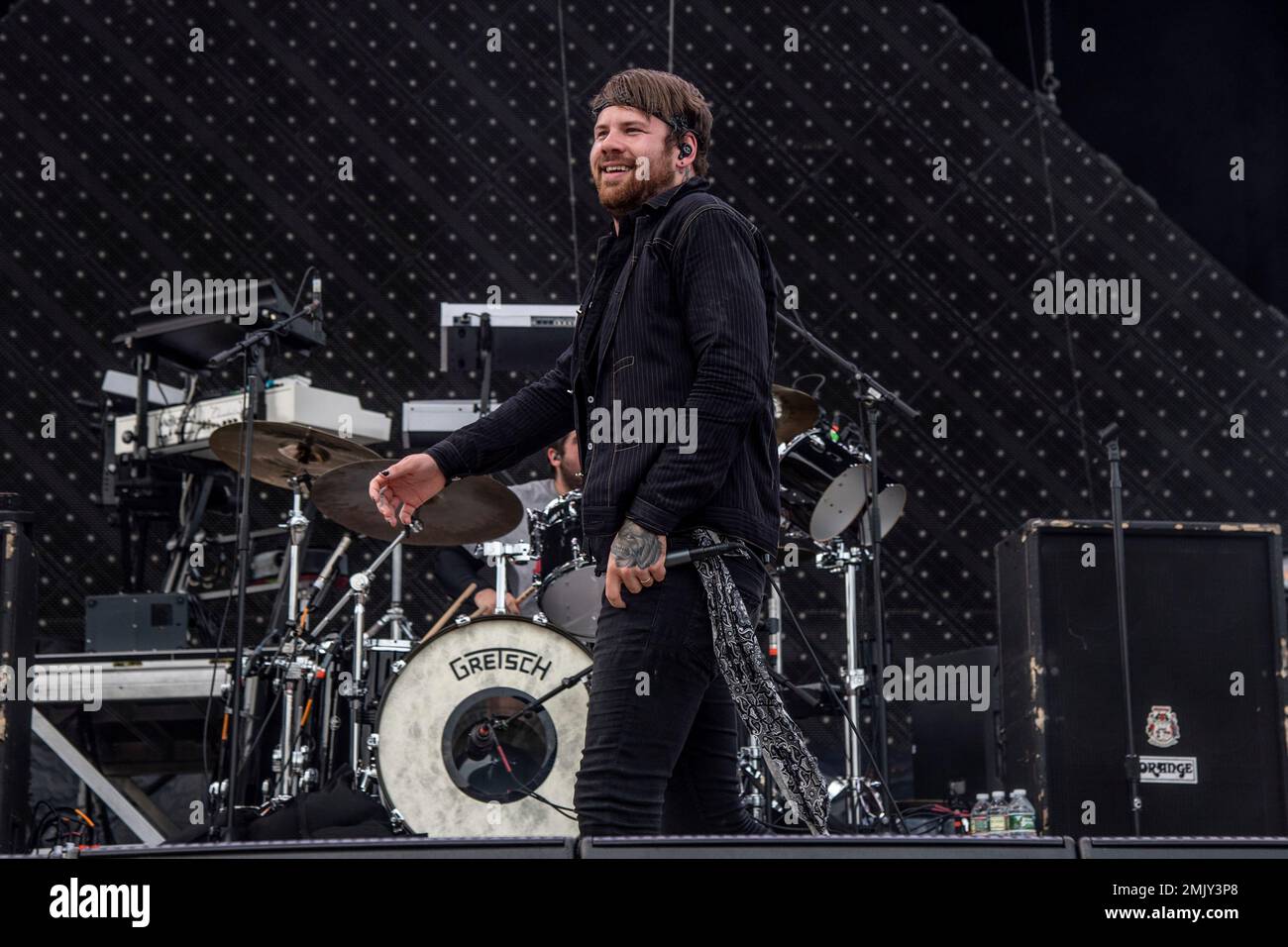 Caleb Shomo of Beartooth performs at the Sonic Temple Art and Music ...