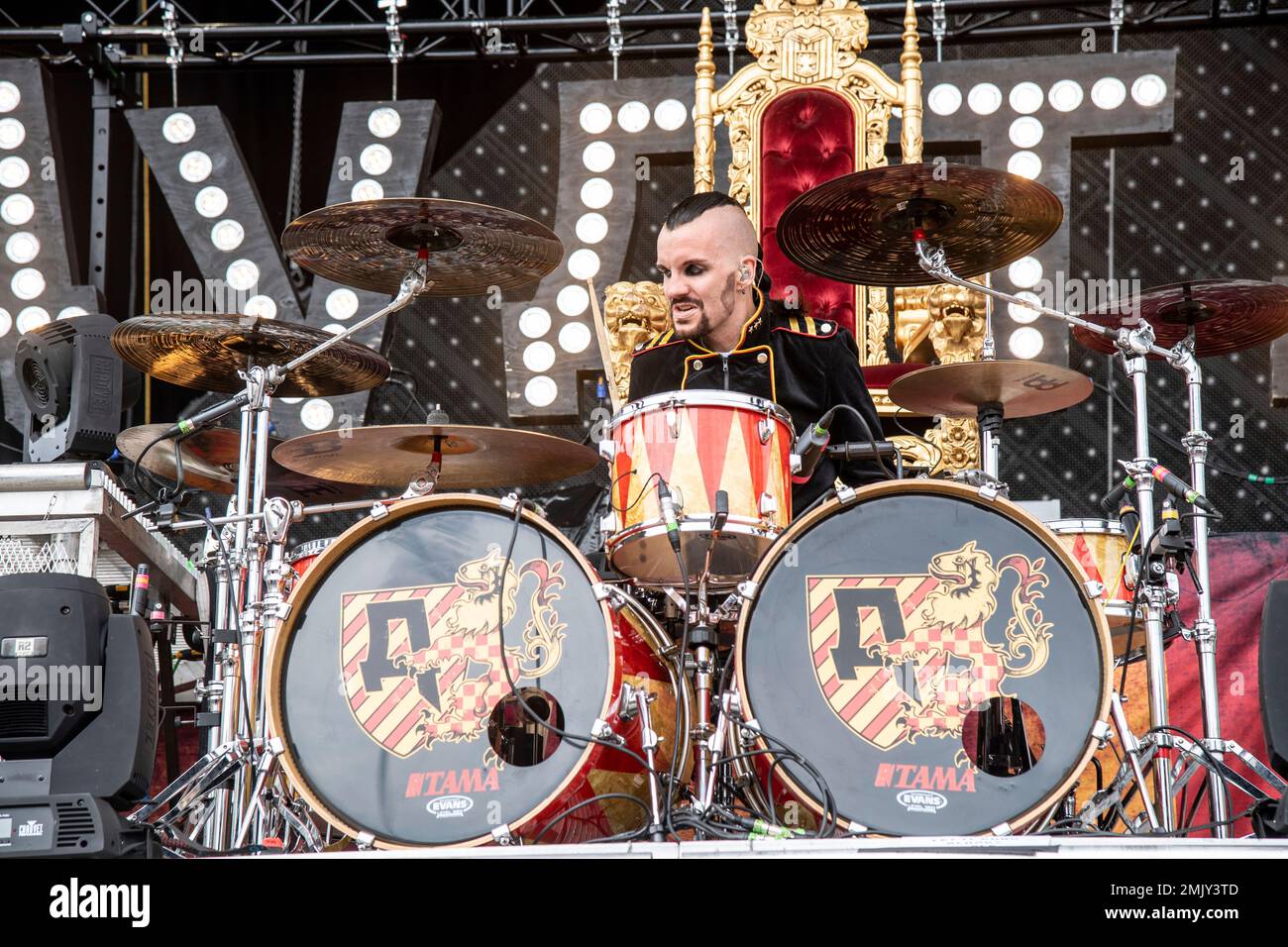 John Alfredsson of Avatar performs at the Sonic Temple Art and Music ...