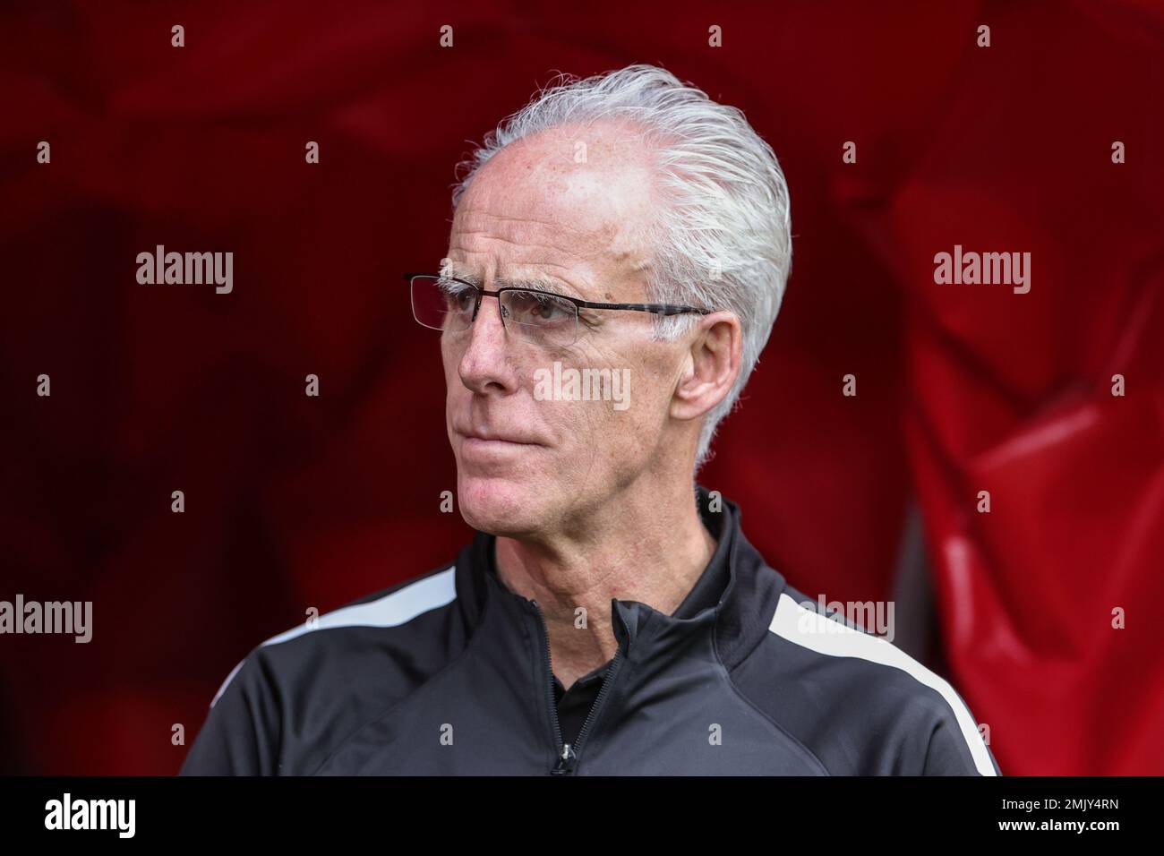 Mick McCarthy Manager of Blackpool arrives at St Mary's Stadium during ...