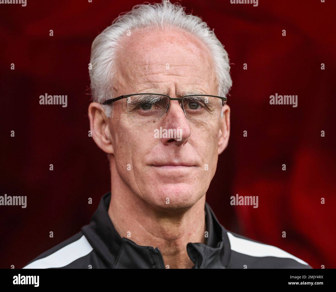 Mick McCarthy Manager of Blackpool arrives at St Mary's Stadium during ...