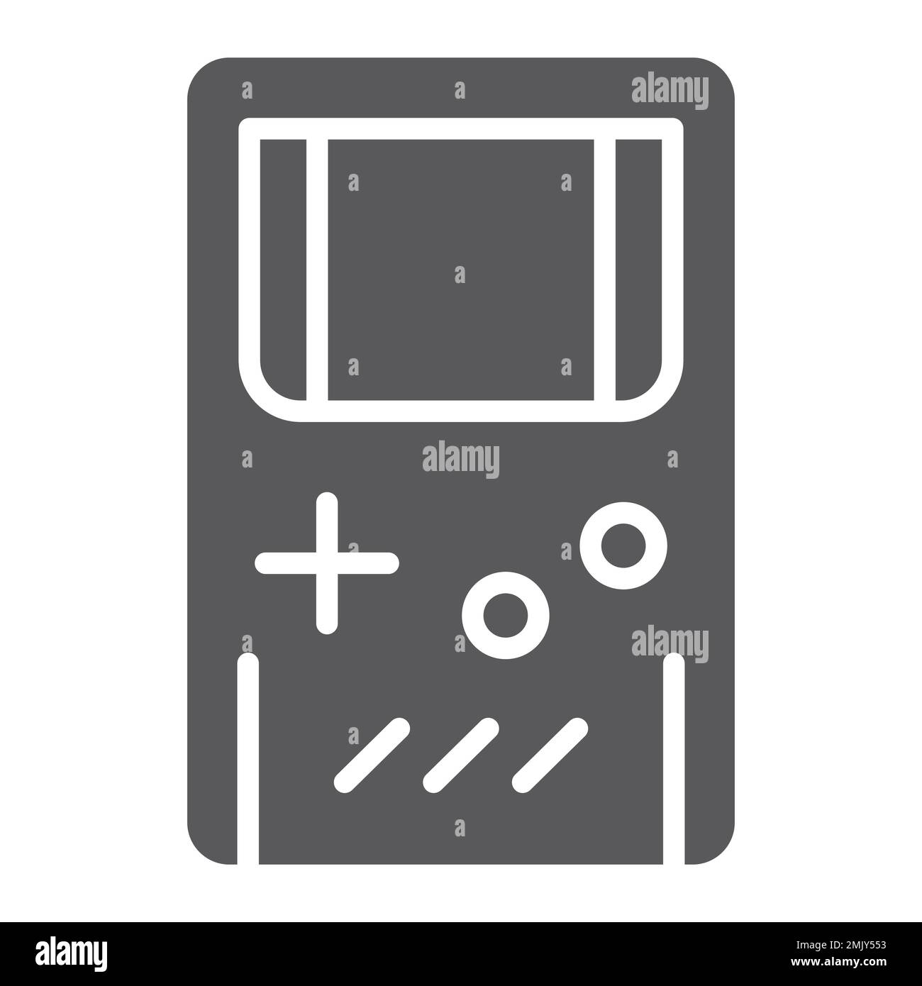 Game console glyph icon, leisure and play, console sign, vector ...