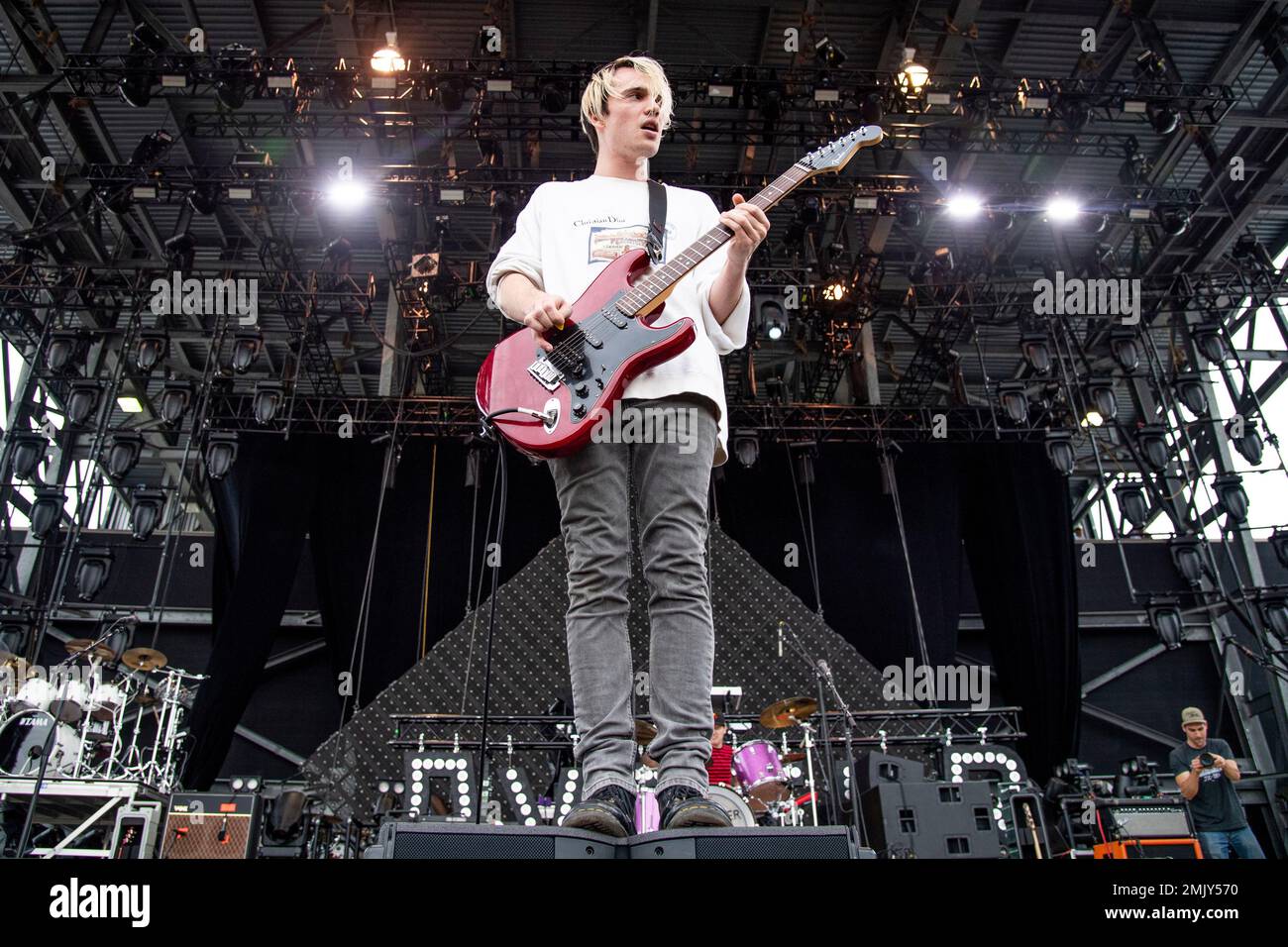 Josh Katz of Badflower performs at the Sonic Temple Art and Music ...