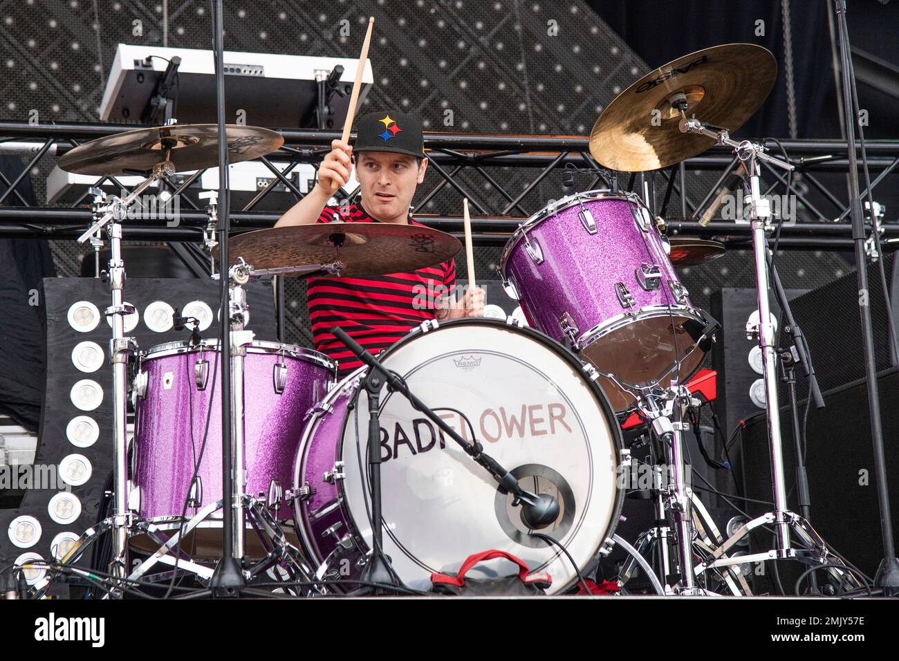 Anthony Sonetti of Badflower performs at the Sonic Temple Art and Music ...
