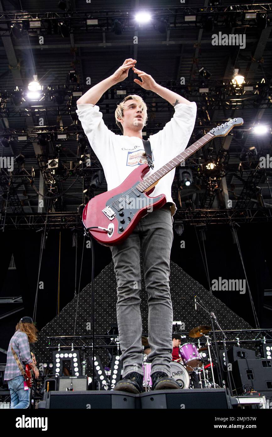 Josh Katz of Badflower performs at the Sonic Temple Art and Music ...