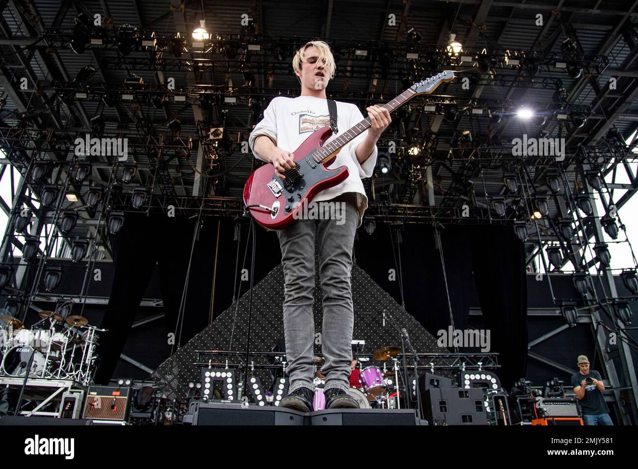 Josh Katz of Badflower performs at the Sonic Temple Art and Music ...