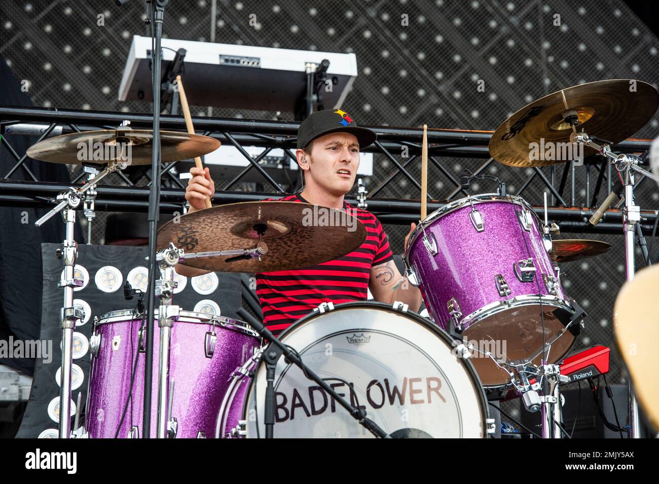 Anthony Sonetti of Badflower performs at the Sonic Temple Art and Music ...