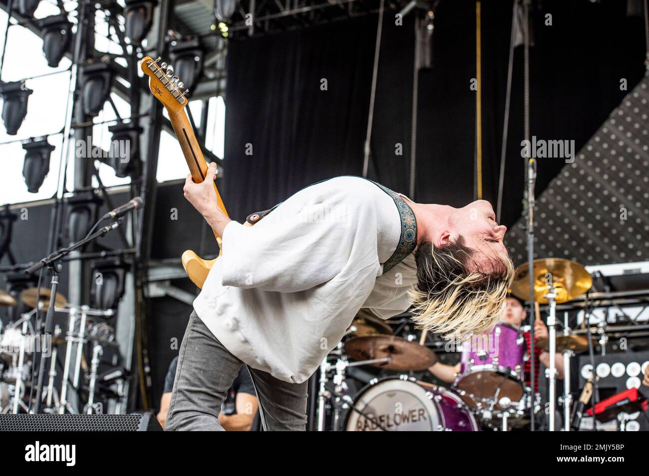 Josh Katz of Badflower performs at the Sonic Temple Art and Music ...
