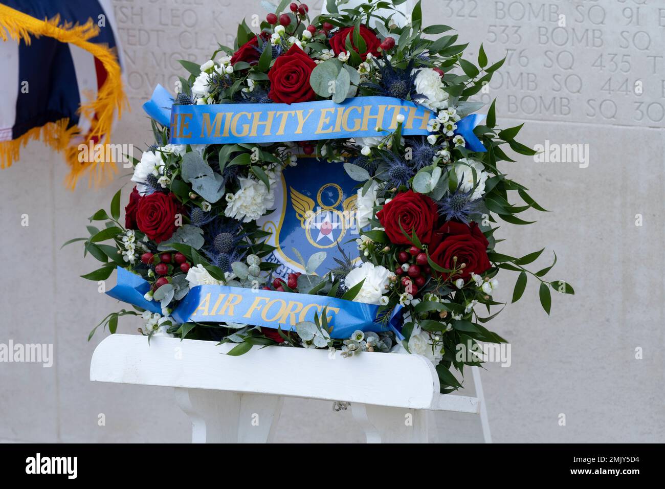 Air Force Maj. Gen. Andrew Gebara, eighth Air Force commander, and U.S ...