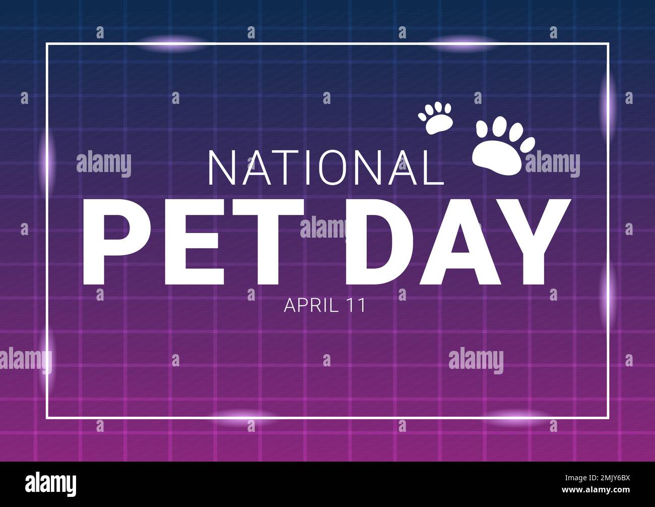National Pet Day on April 11 Illustration with Cute Pets of Cats and ...