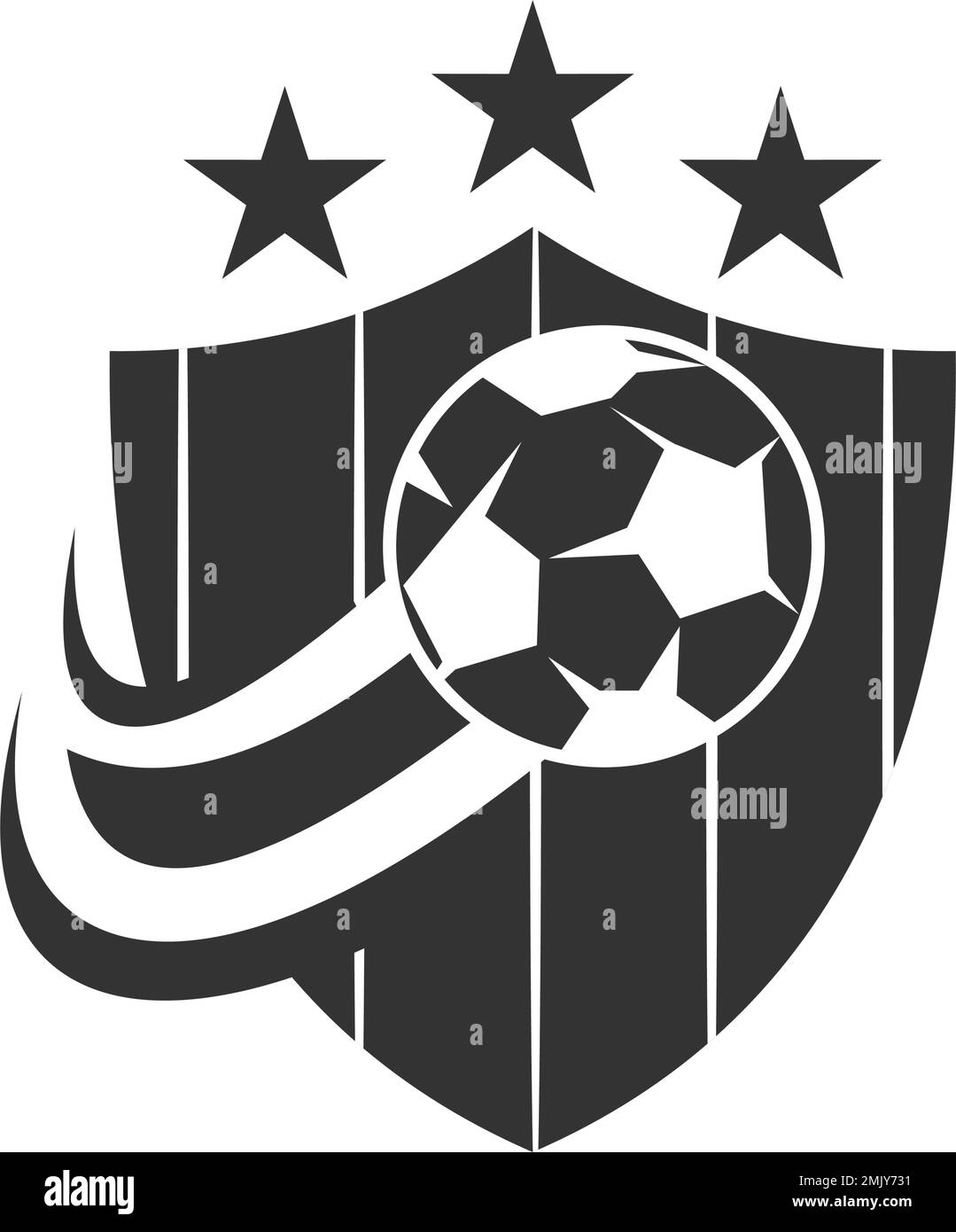soccer football logo template Icon Illustration Brand Identity.Isolated ...