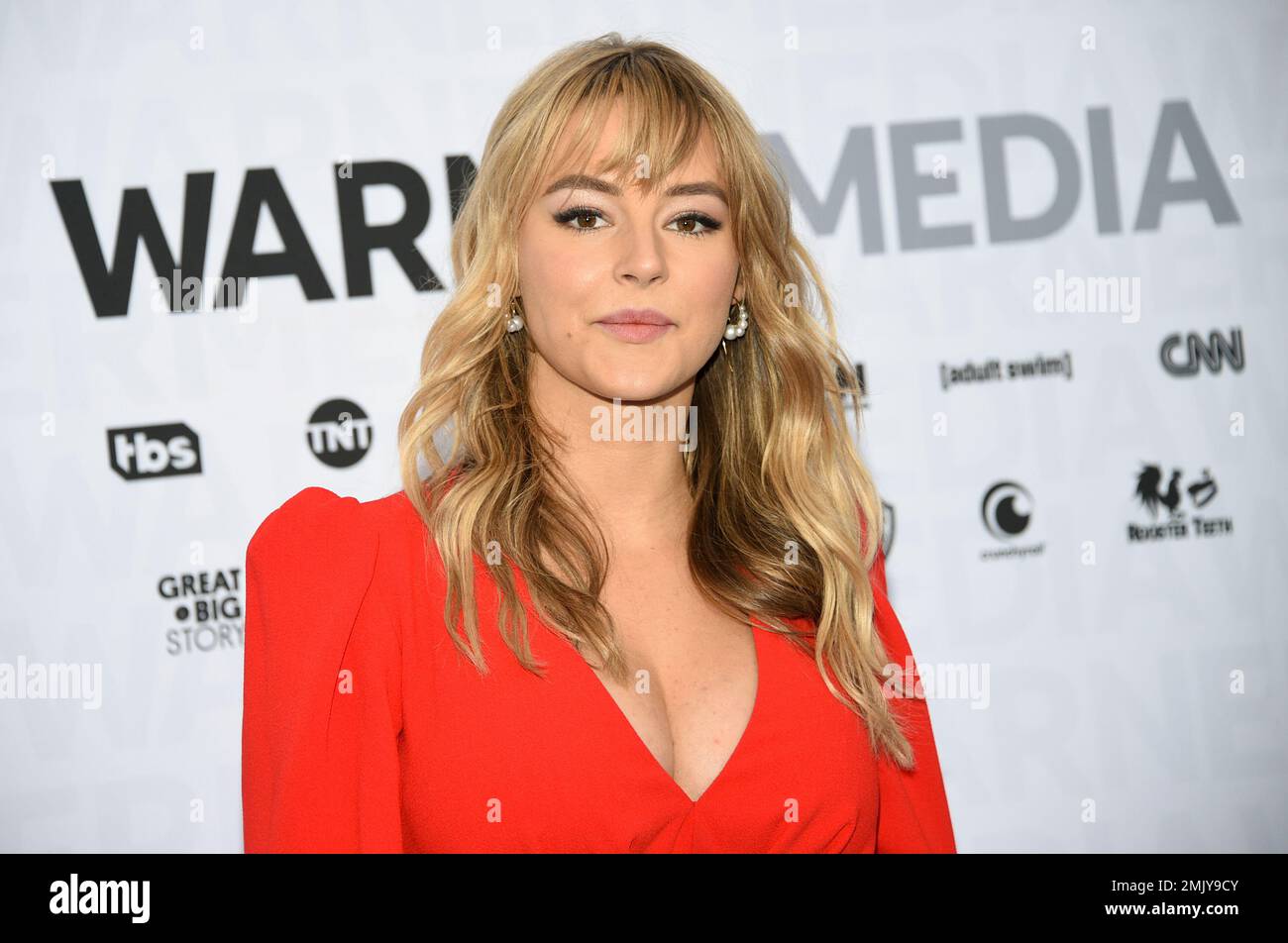 Hassie Harrison attends the WarnerMedia Upfront at Madison Square ...
