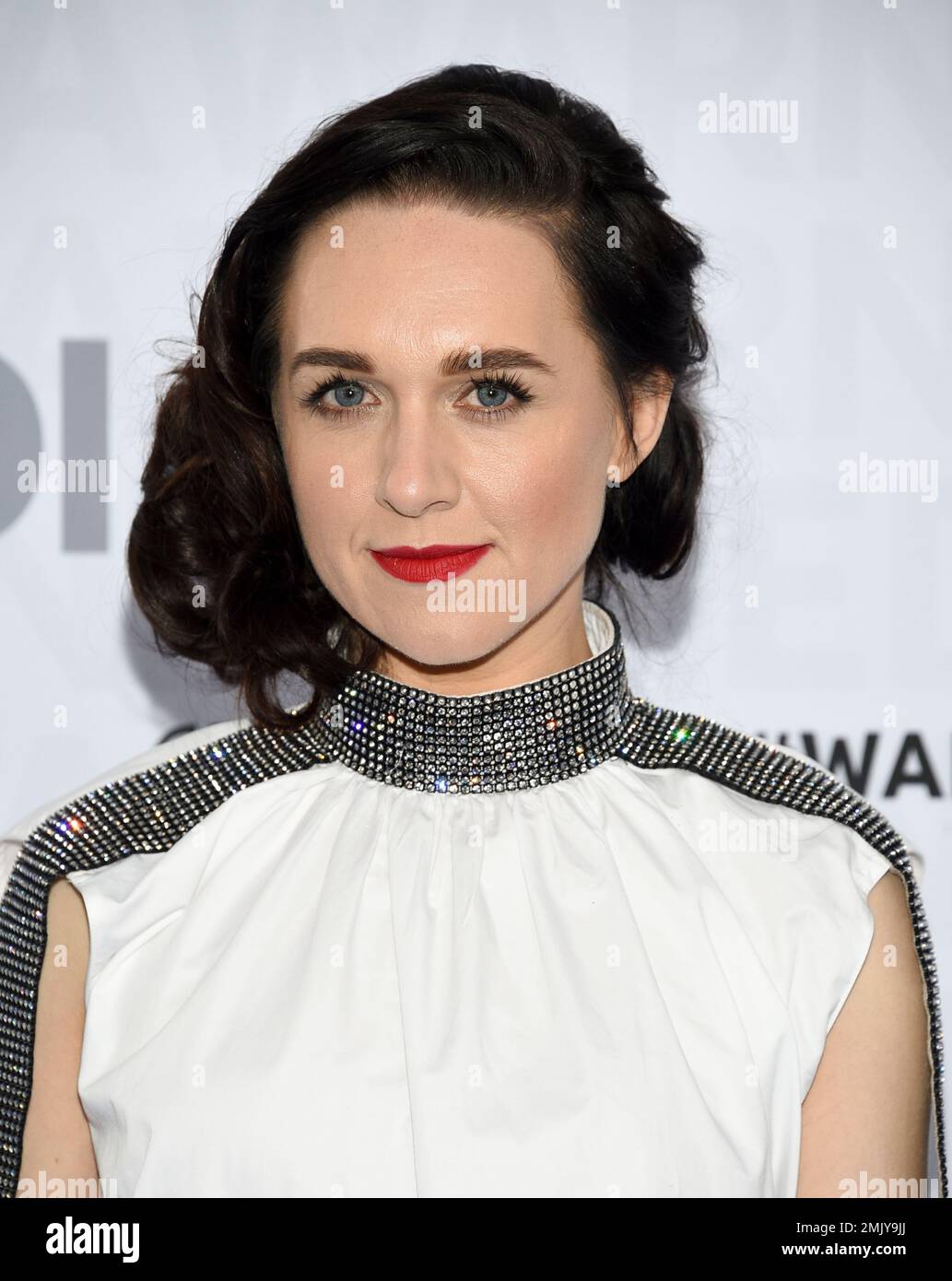 Lena Hall attends the WarnerMedia Upfront at Madison Square Garden on ...