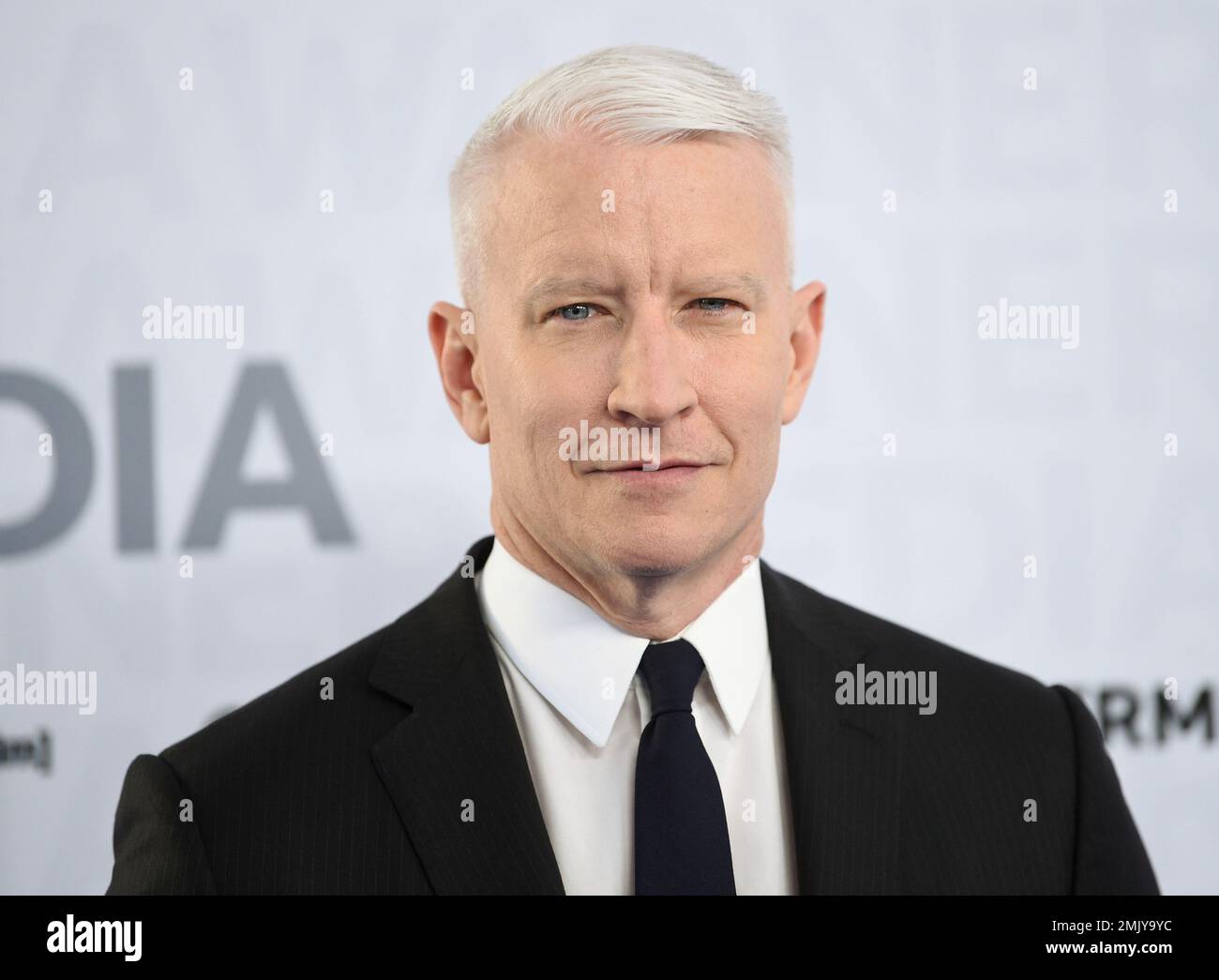 CNN news anchor Anderson Cooper attends the WarnerMedia Upfront at ...