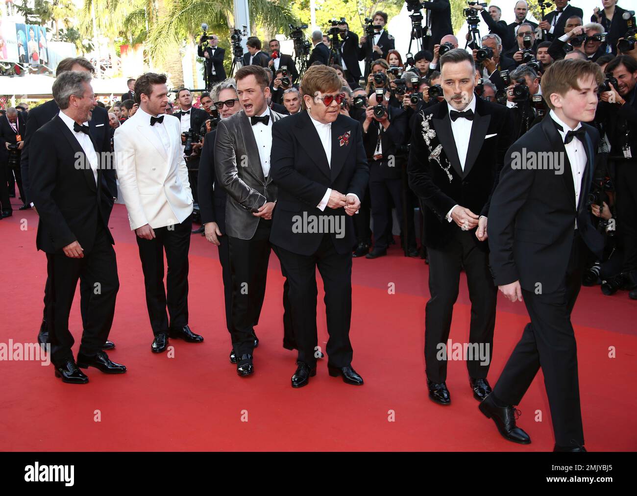 Producer Adam Bohling, from left, music producer Giles Martin, actor ...