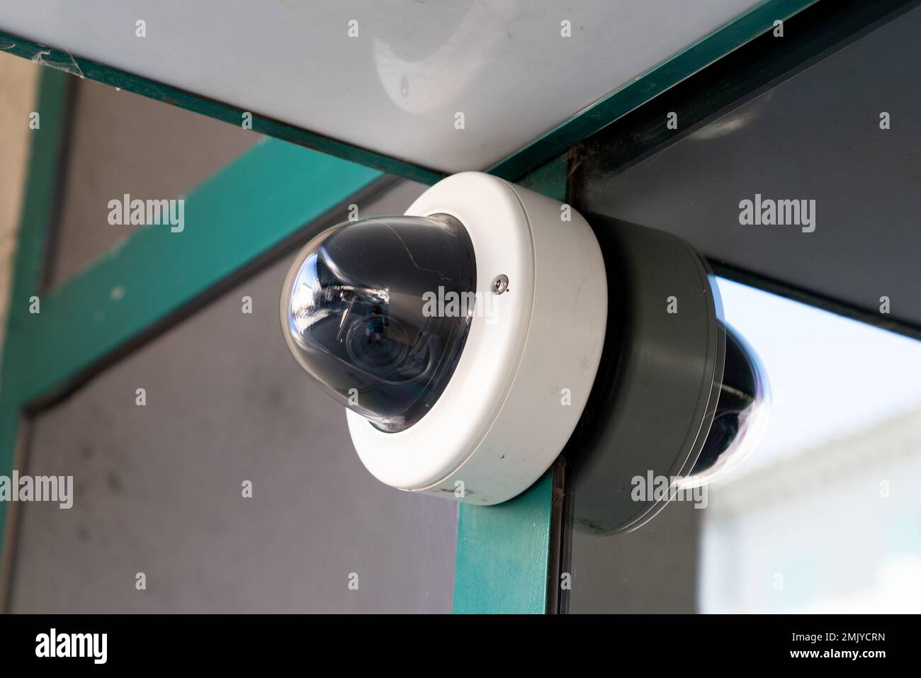 outdoor surveillance security Camera CCTV in street Stock Photo - Alamy