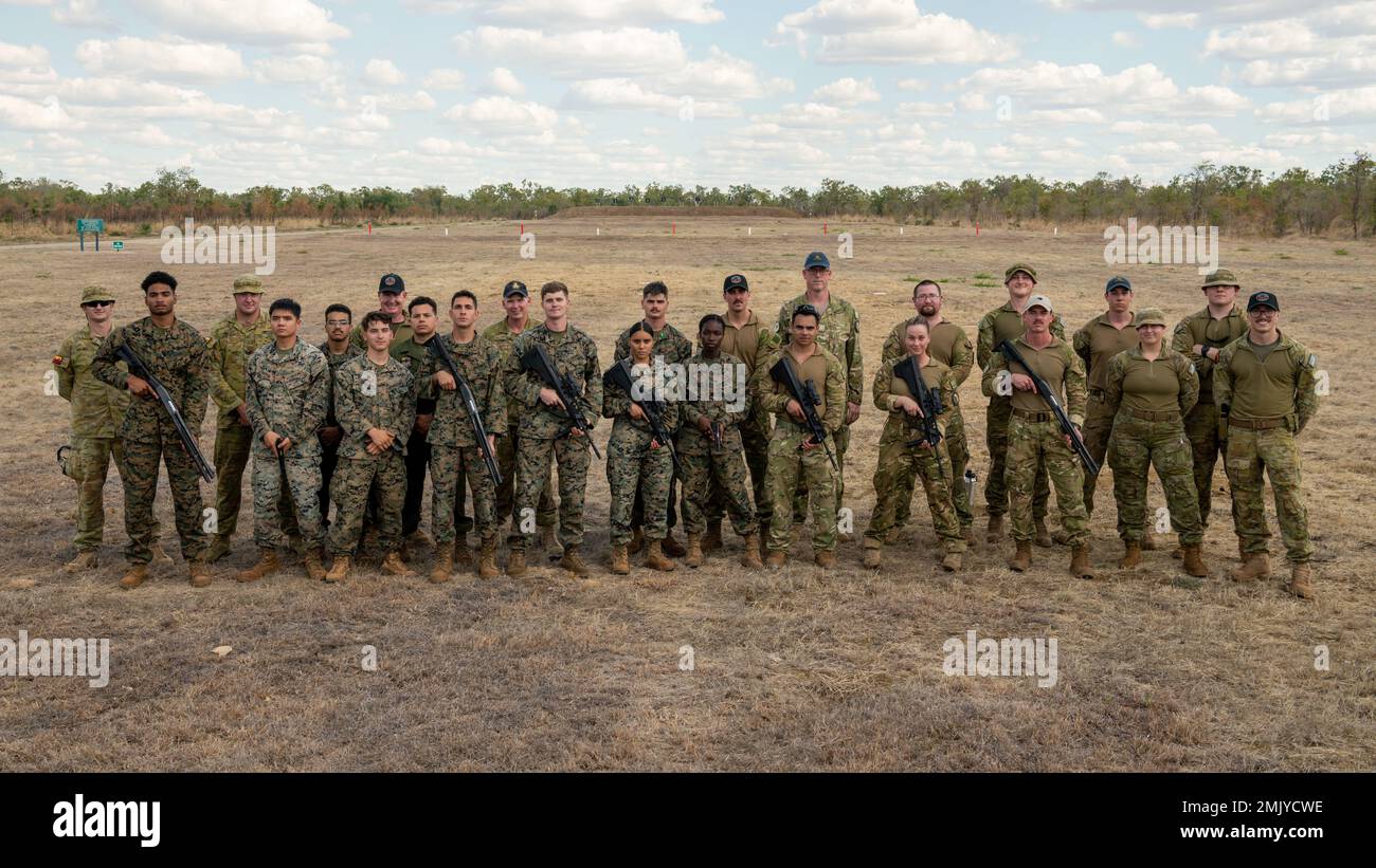 U.S. Marines, U.S. Air Force, Royal Australian Air Force, and Royal New ...