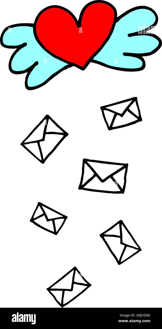 Caricatura de corazón hi-res stock photography and images - Alamy