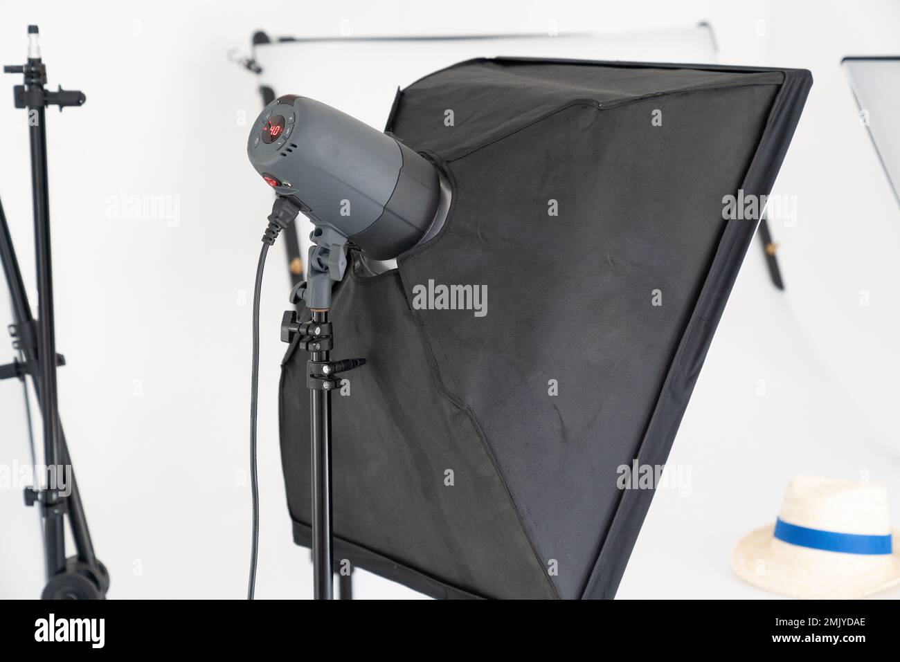 light box in photographic studio Interior of modern photo studio with ...