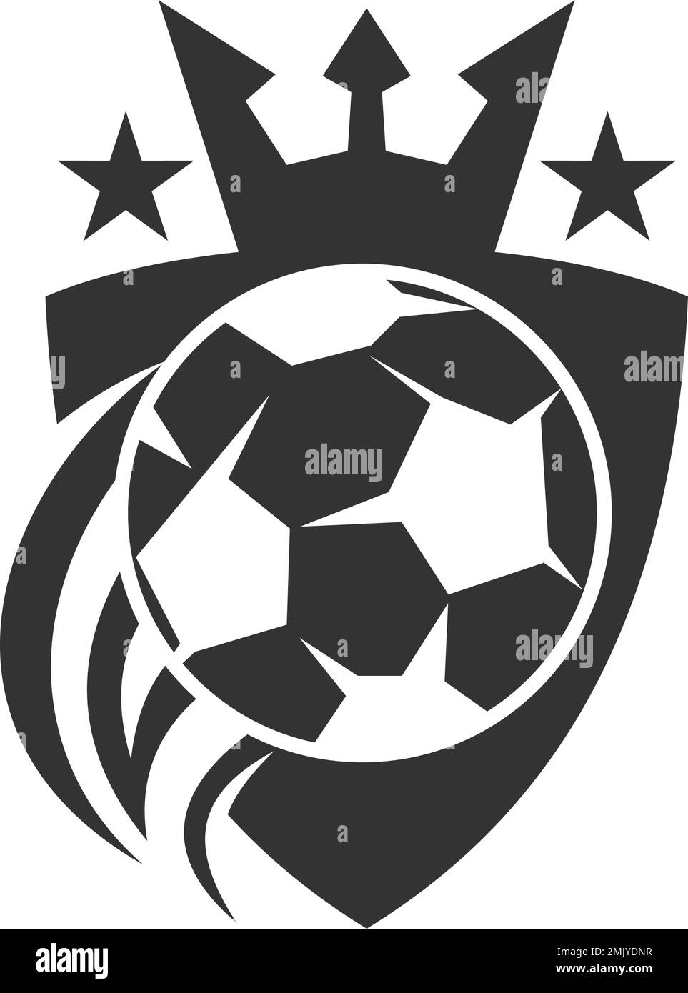 soccer football logo template Icon Illustration Brand Identity.Isolated ...