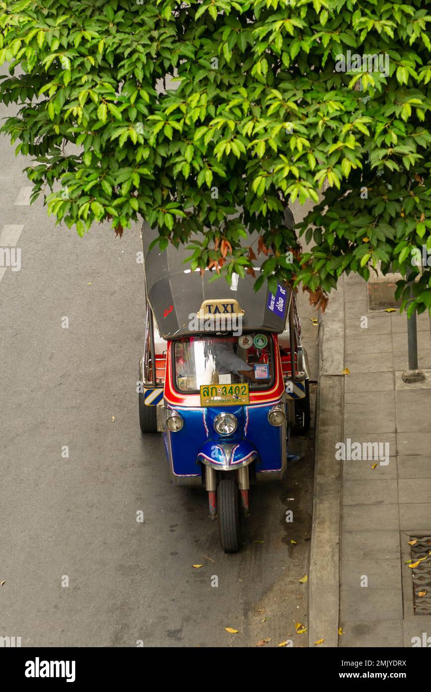 Thailand tuk tuk tourist driver hi-res stock photography and images - Alamy