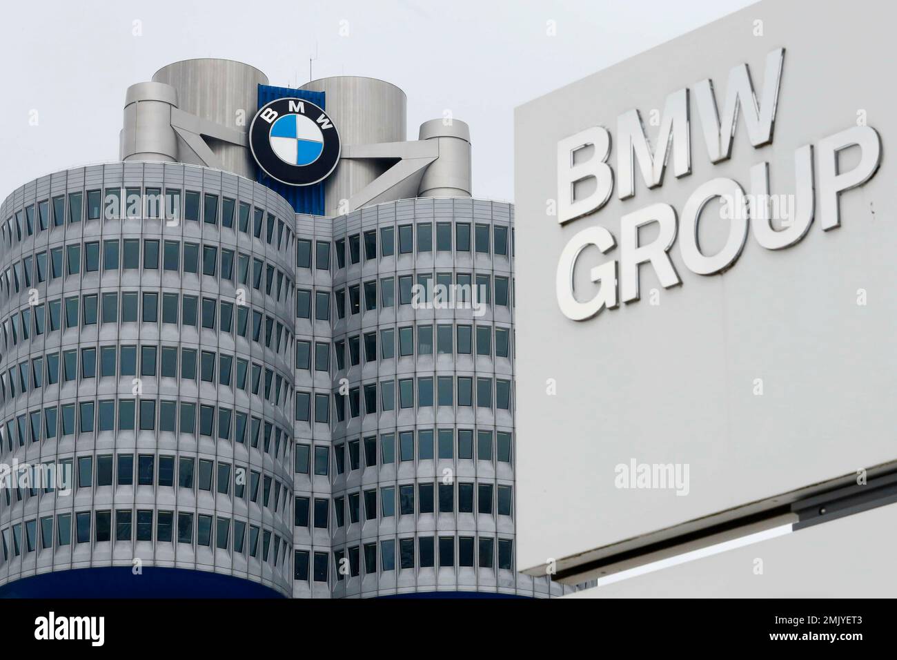 FILE-In this March 21, 2018 file picture the logo of German car ...