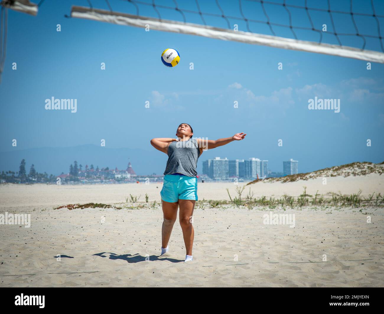 220901-N-EE352-1054 SAN DIEGO (Sept. 1, 2022) Airman Summer Secatero, a ...