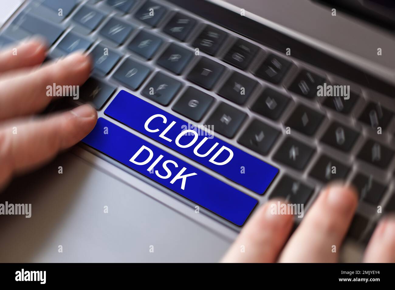 Sign displaying Cloud Disk. Business idea web base service that ...