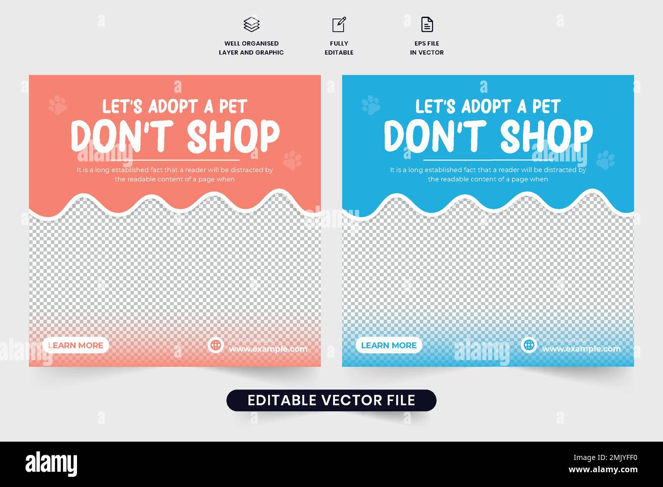 Pet adoption advertisement poster design for marketing. Pet shop and ...
