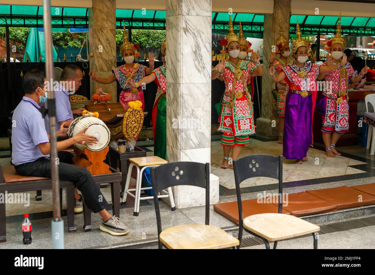 The Erawan Shrine Bangkok, Thailand Stock Photo - Alamy