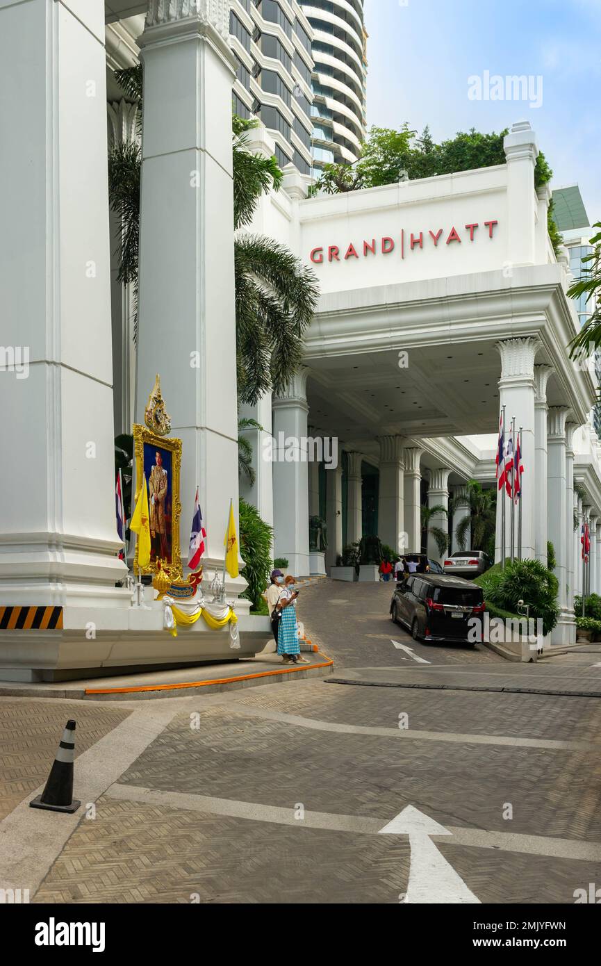 The Grand Hyatt Erawan Hotel, Bangkok, Thailand Stock Photo - Alamy