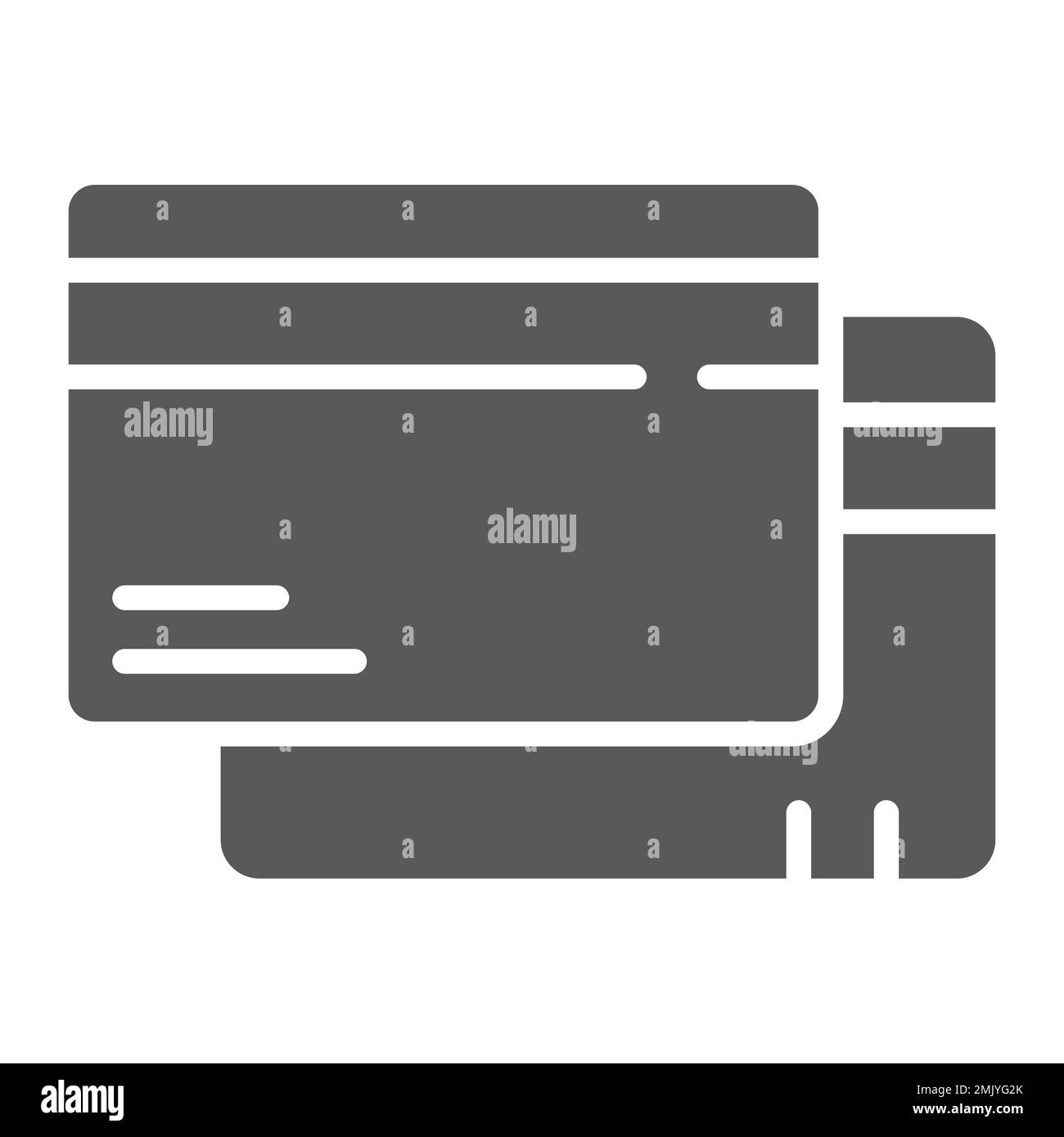 Credit card glyph icon, finance and pay, plastic card sign, vector ...